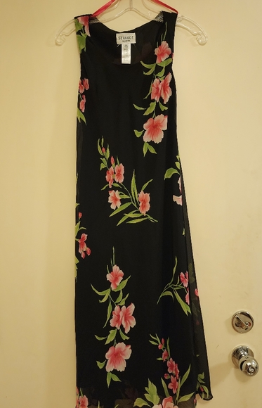 Studio I | Dresses | Floral Chiffon Dress | Poshmark